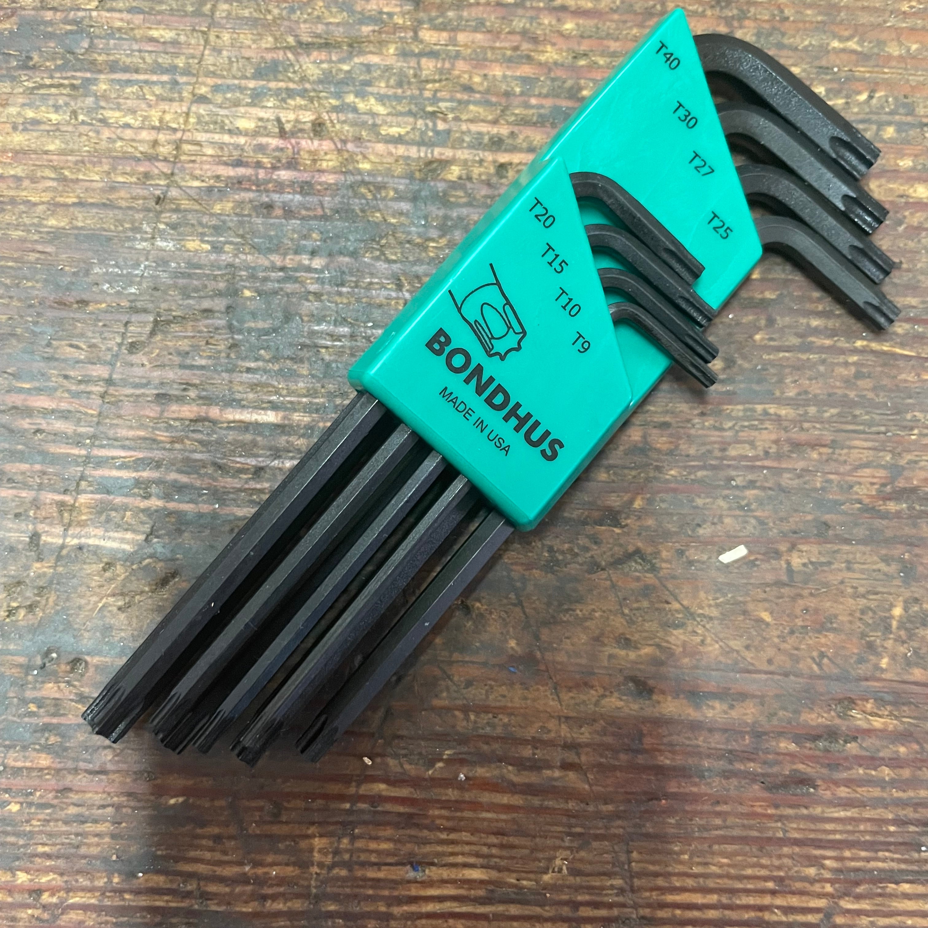 Bondhus 8pc Toprx L-Wrench Set - Long Arm Style - T9 - T40 (31834) – Harry J. Epstein Co.