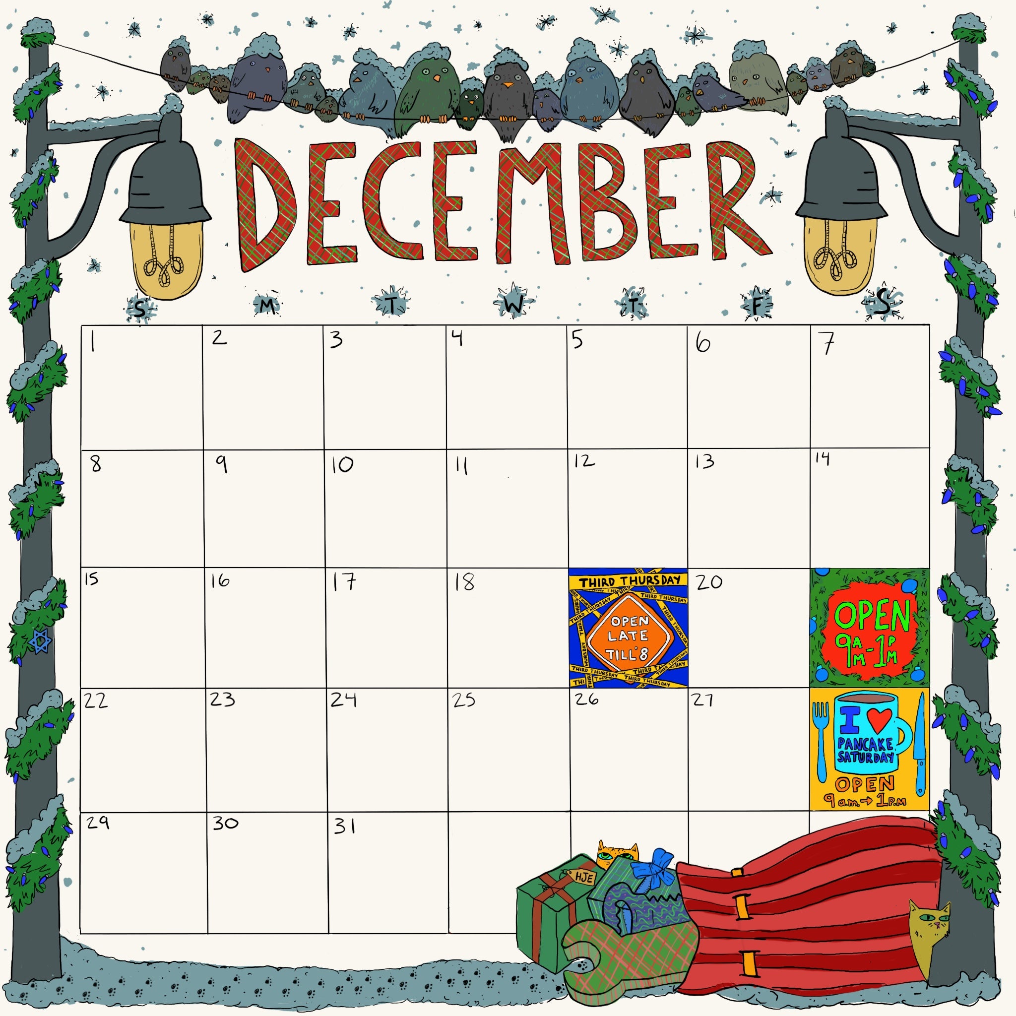 December Epstein’s Calendar – Harry J. Epstein Co.