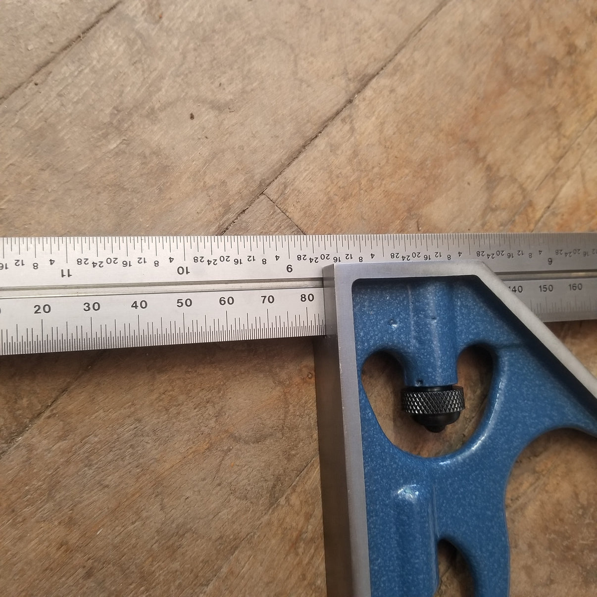 PEC 12" Combination Square 32nds/.5mm Both Sides, Body Is A First, Rul ...