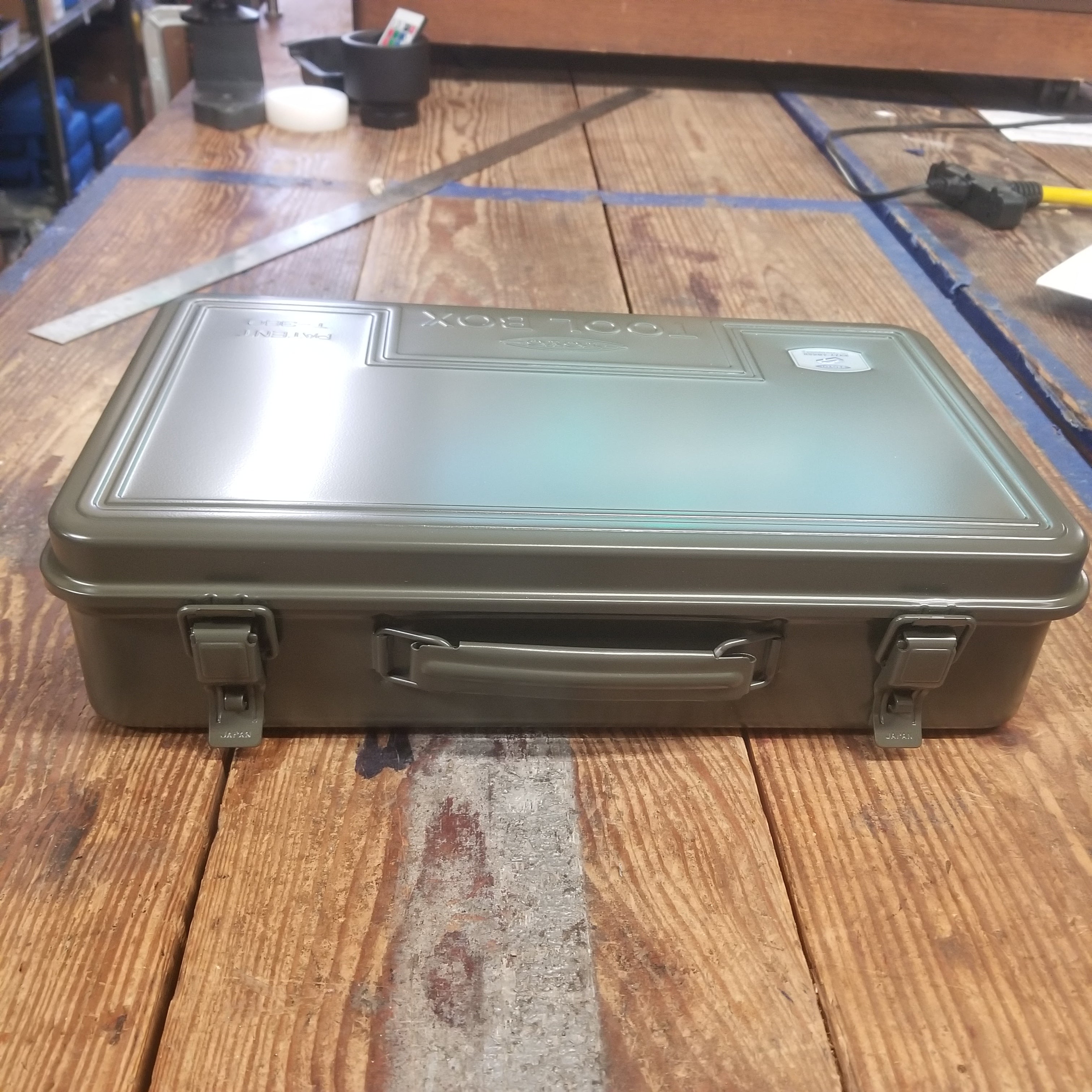 Toyo Steel Trunk Toolbox T-360 Military Green (TO-T360MG) – Harry J ...