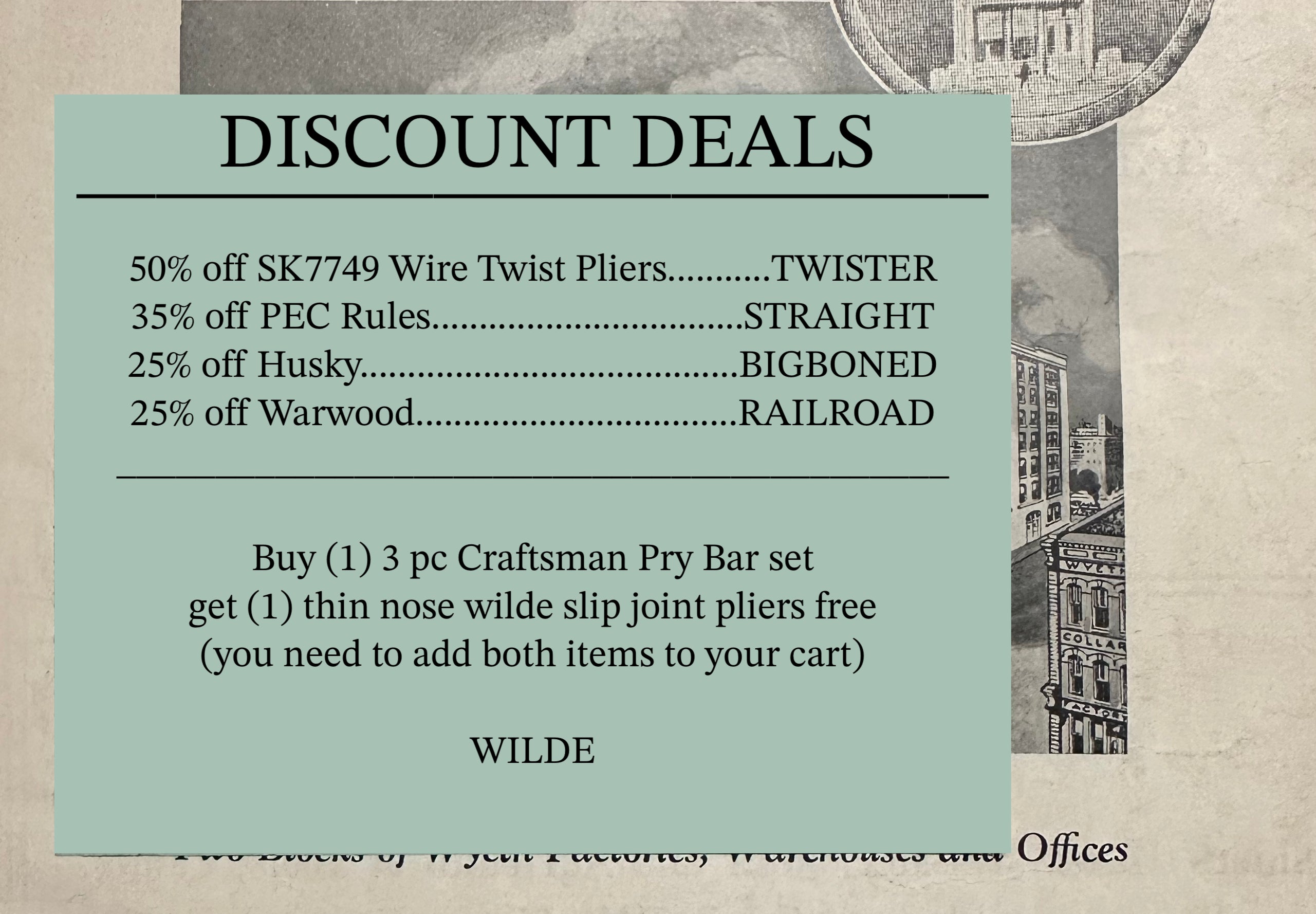 The Harry J. Epstein Co. - USA Hand Tools - Surplus/Retail/Liquidation