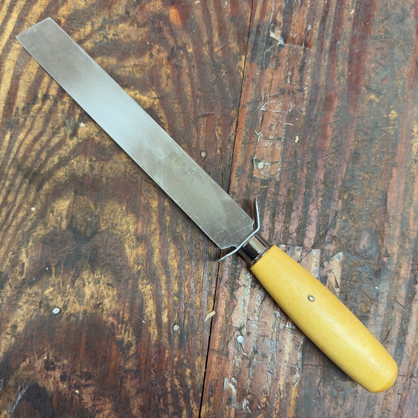 R. Murphy #7 Square Point Skiving Knife 7” Bent Guard (86848) 7SQSK/BG ...