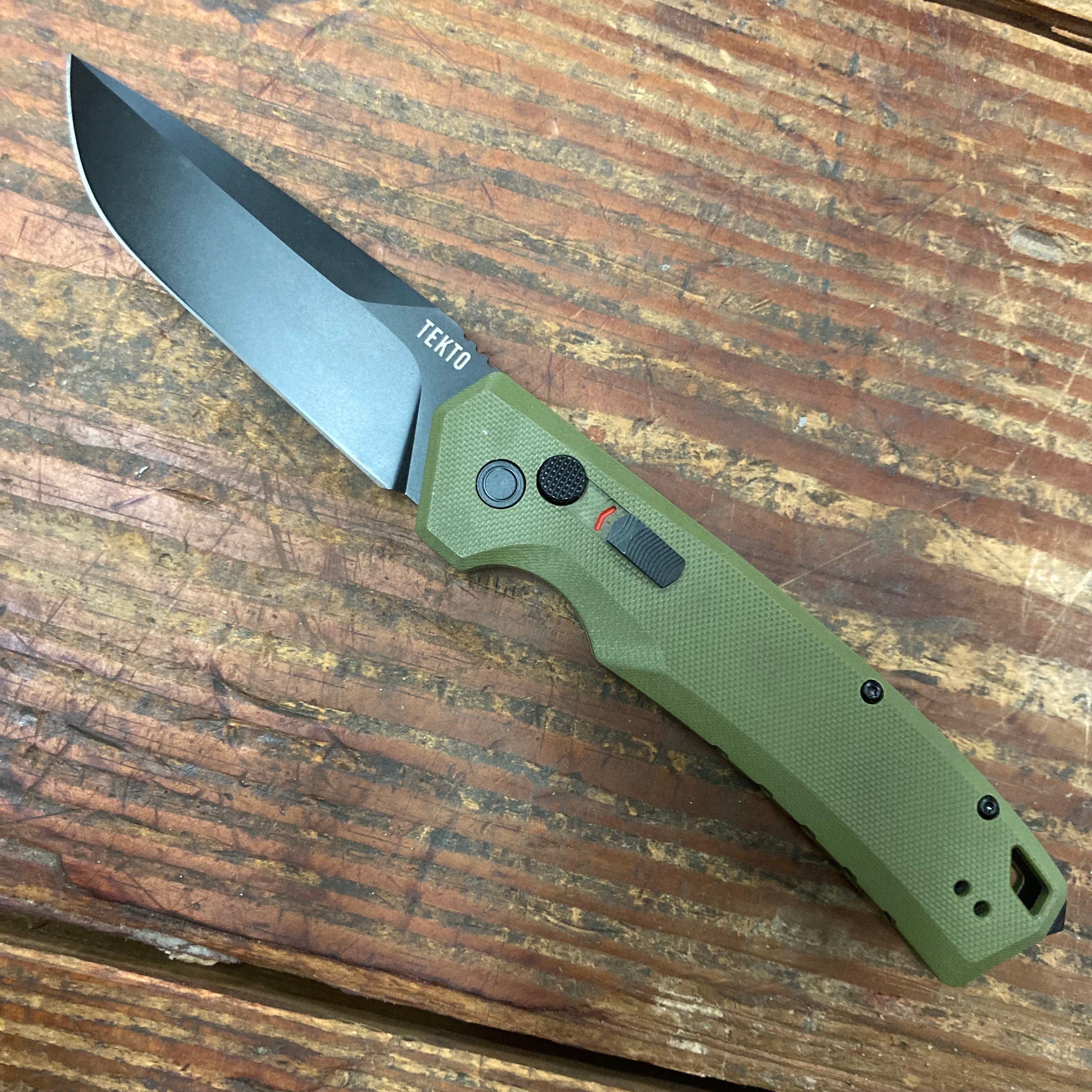 Tekto Knives A3 Delta Automatic OD (A3RG1ODD2BK1A1) – Harry J. Epstein Co.