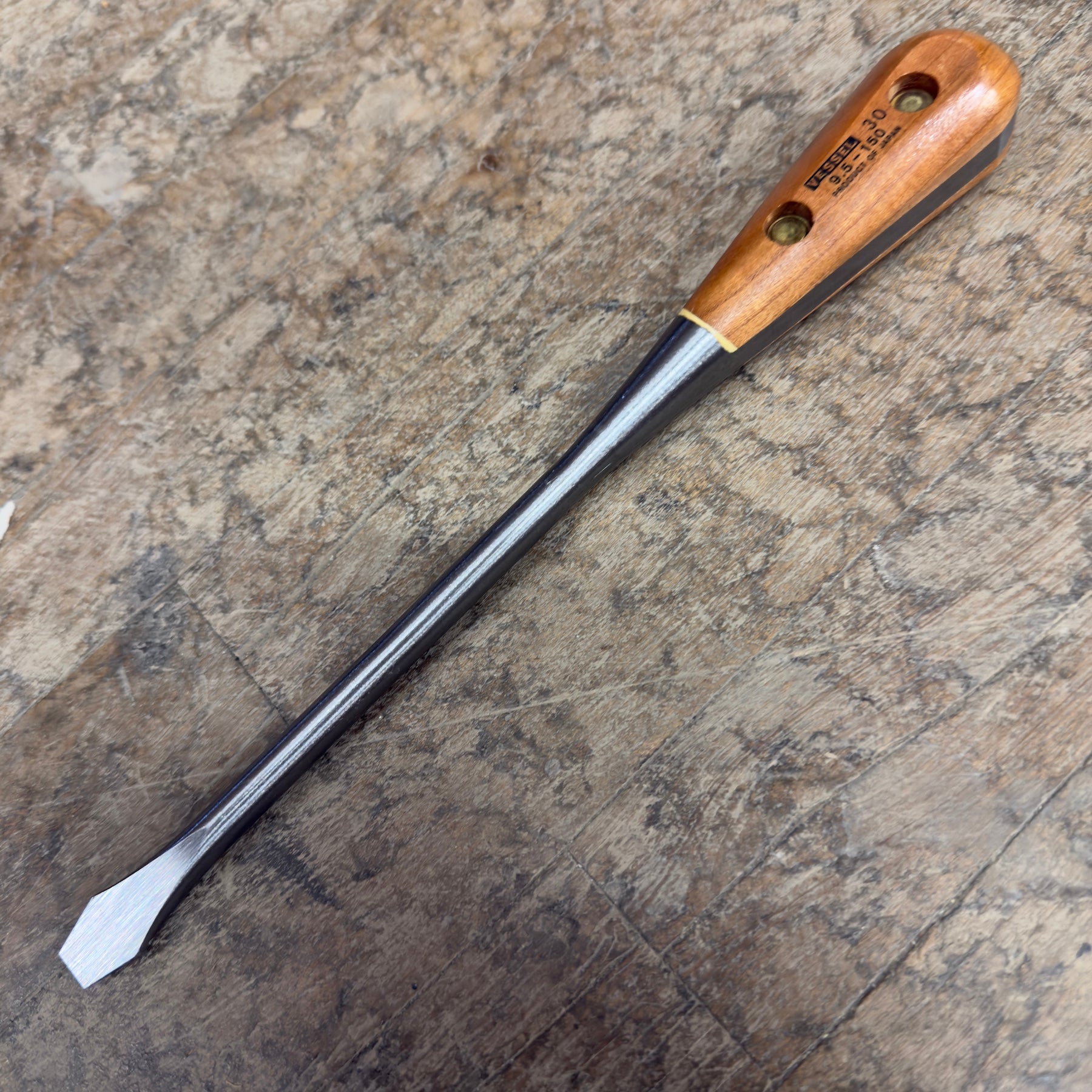 Vessel 9.5 x 150mm Heavy Duty Split Handle Screwdriver No.30 (30S95150 ...