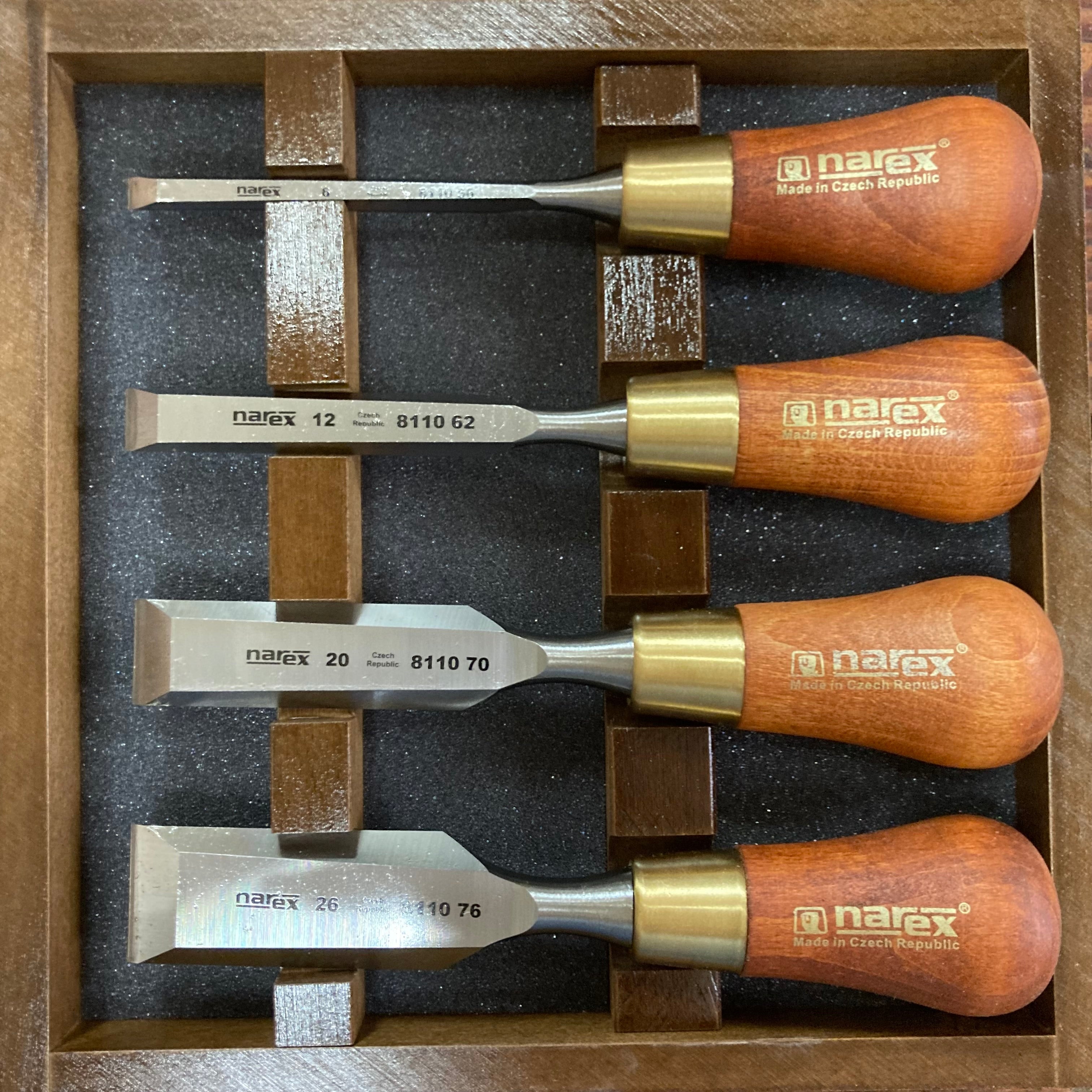 Narex Butt Chisel 4 Piece Set (853750) – Harry J. Epstein Co.