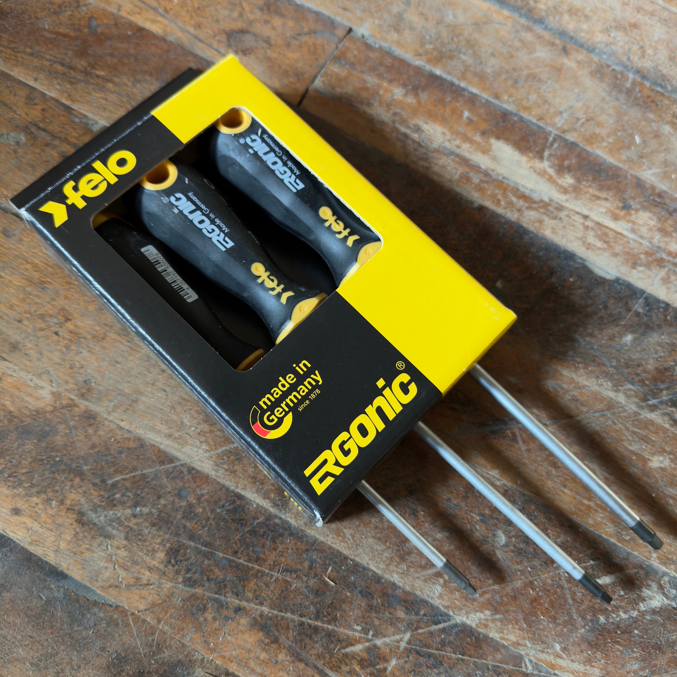 Felo Ergonomic Square Screwdriver Set #1, #2, #3 (53517) – Harry J ...