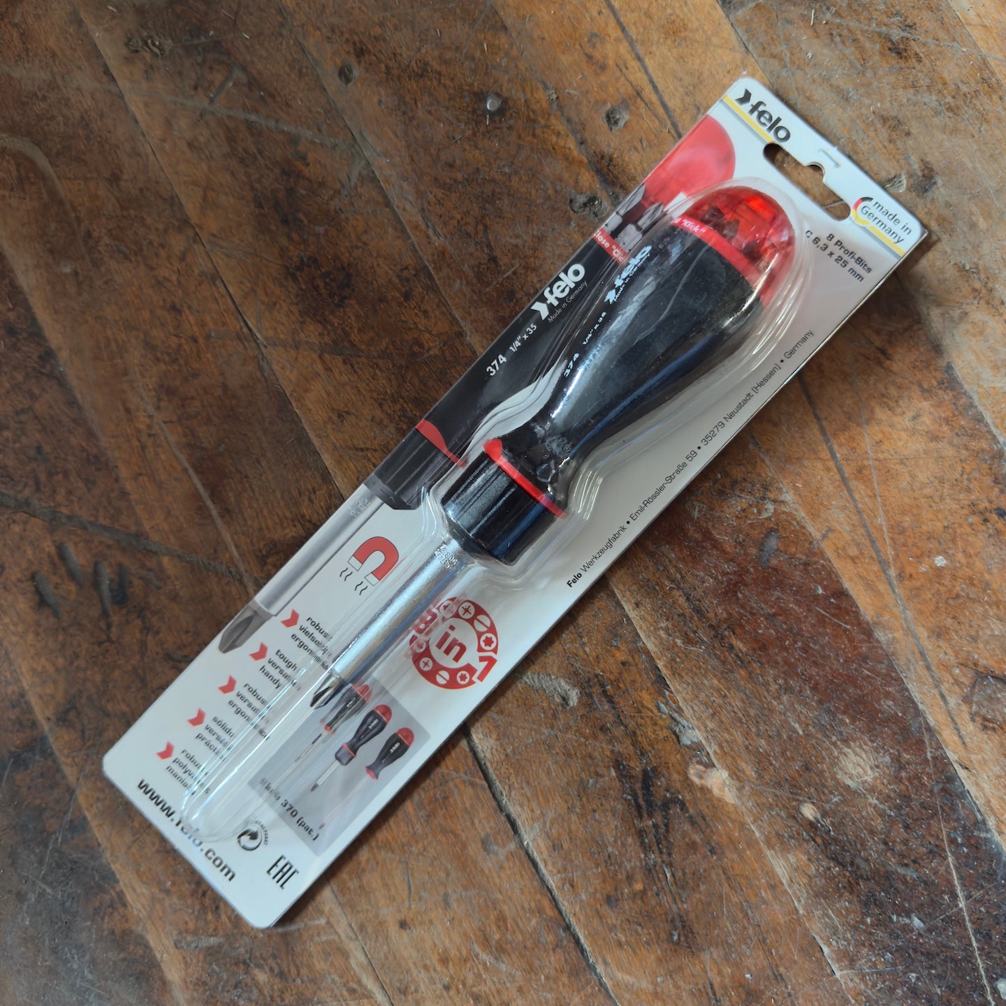 Felo 8 in 1 Ratcheting Screwdriver (52225) – Harry J. Epstein Co.