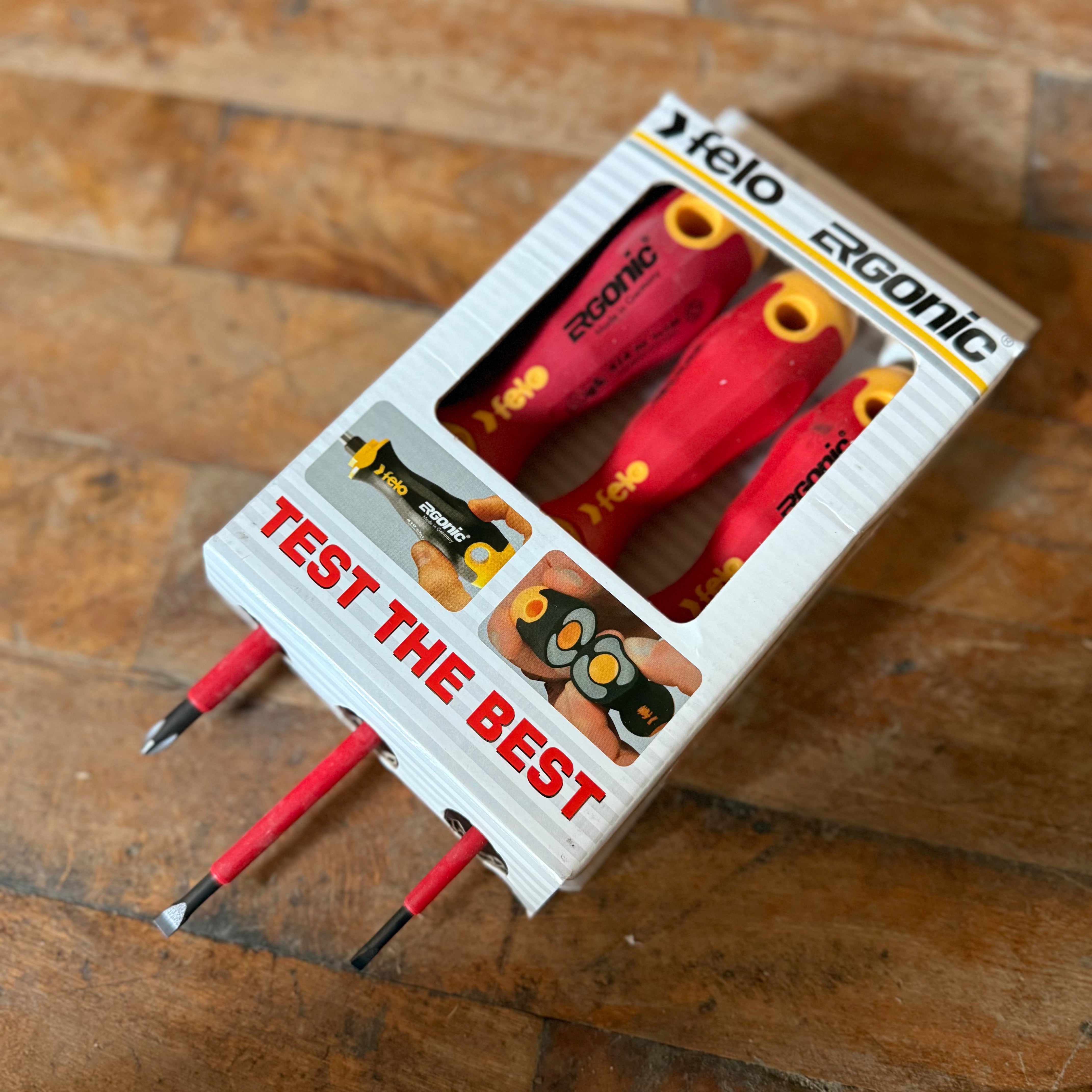 Felo Ergonomic Insulated Screwdriver Set (53175) – Harry J. Epstein Co.
