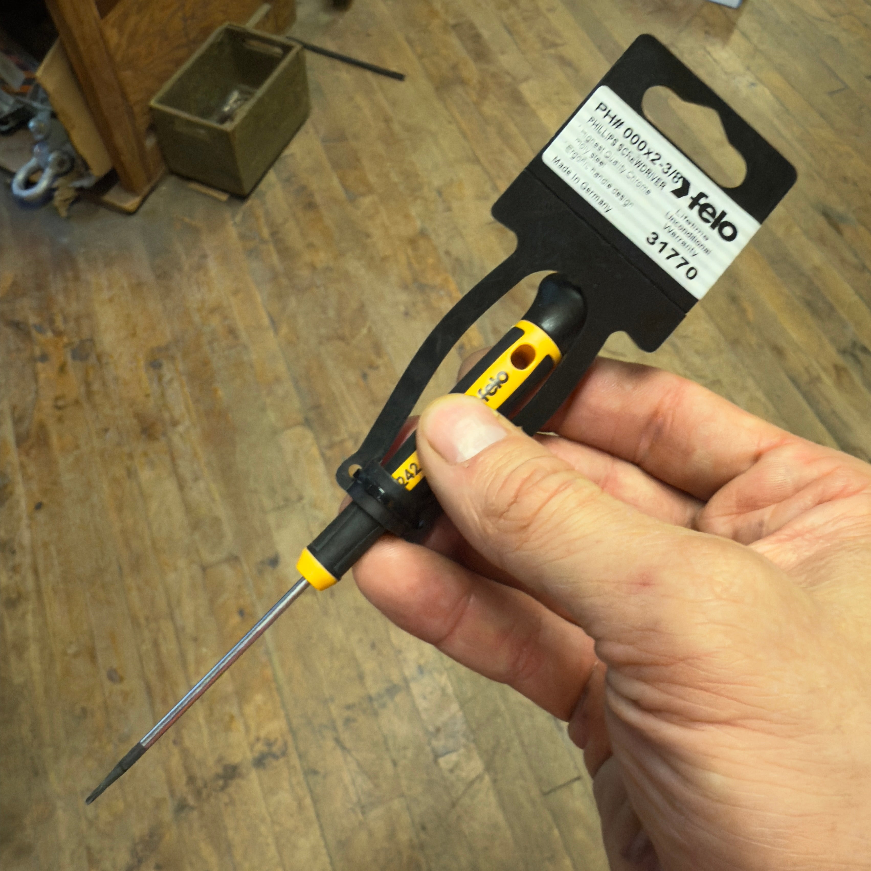 Felo Precision Phillips Screwdriver #000 x 2 3/8" (31770) – Harry J ...