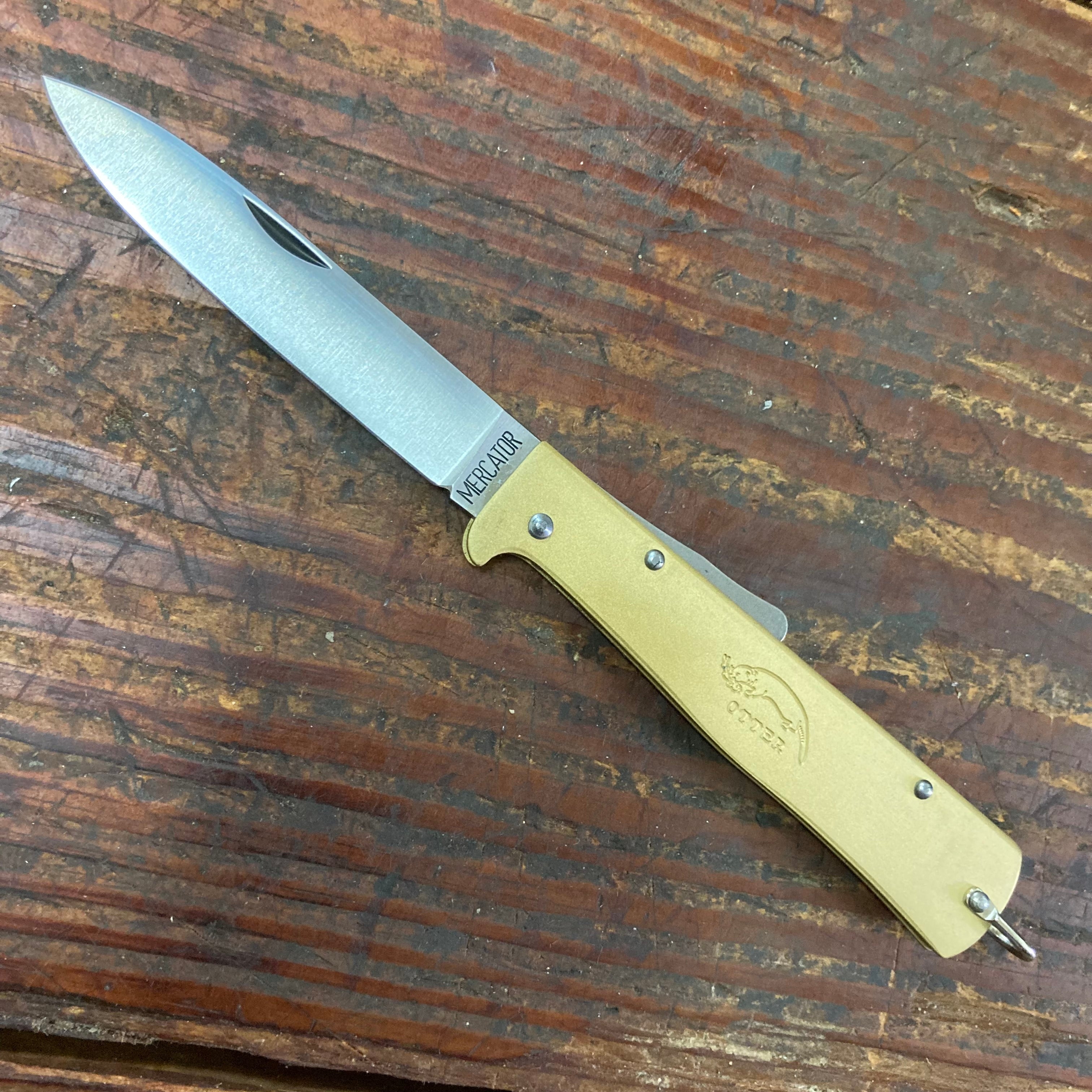 Otter Knives Brass Mercator w/ Stainless Blade (OTT10726R) – Harry J ...