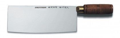 Dexter Russell Traditional 8" x 3 1/4" Chinese Chef's Knife Walnut Han ...