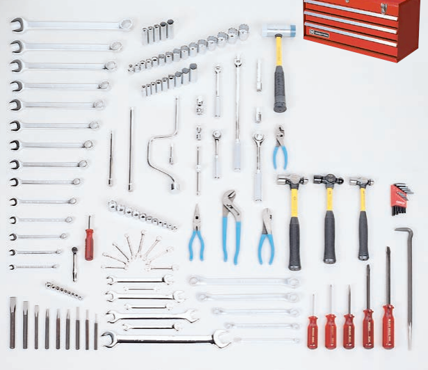 135 Piece General Maintenance Set with WT523 Tool Chest – Harry J ...