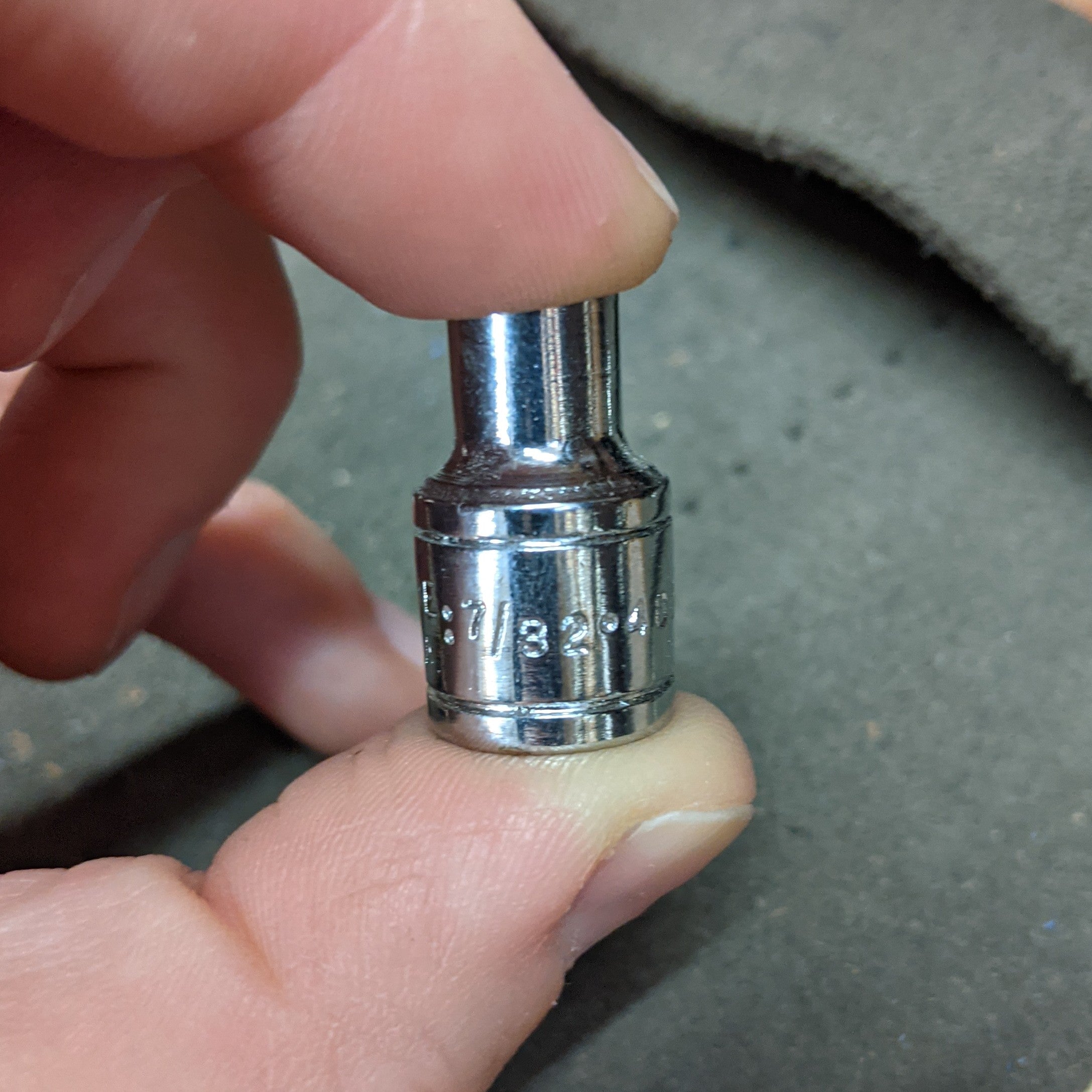 SK Tools NOS Socket Chrome 1/4" Drive Standard 6 Point 7/32" (40907 ...