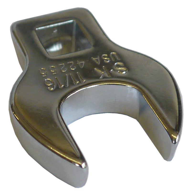 11/16" SK Full Polish Open End Crowfoot - 3/8 Drive – Harry J. Epstein Co.