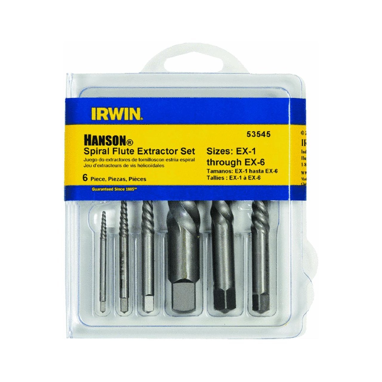 Spiral Flute Screw Extractor Set 1-6 – Harry J. Epstein Co.