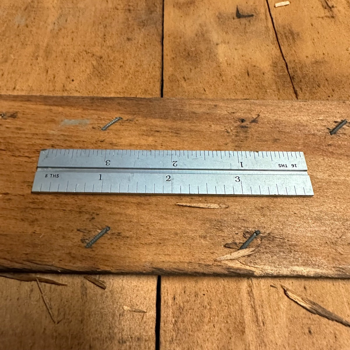 PEC 4" 4R Grooved Tempered Rule (32nds/64ths & 8ths/16ths) w/ Blemish ...