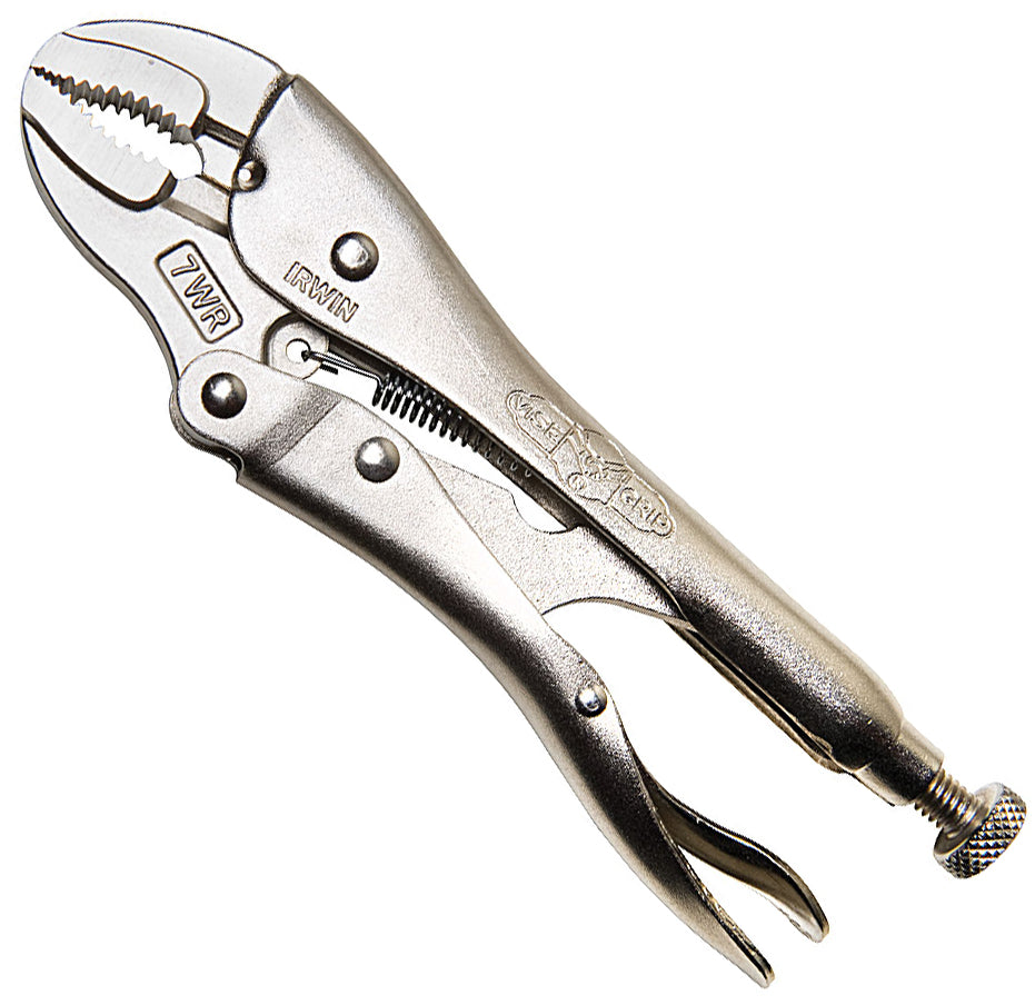 The Original 7" Vise-Grip Curved-Jaw Locking Pliers w/ Wire Cutter (7W ...