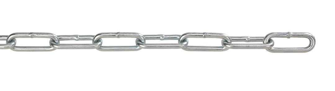 #1/0 straight link coil zinc chain 100 feet – Harry J. Epstein Co.