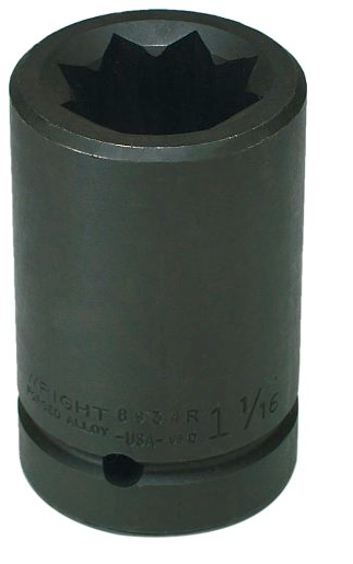 1-5/8" - 8 Pt. Double Square Deep Impact (Railroad) Socket (8952RWR ...