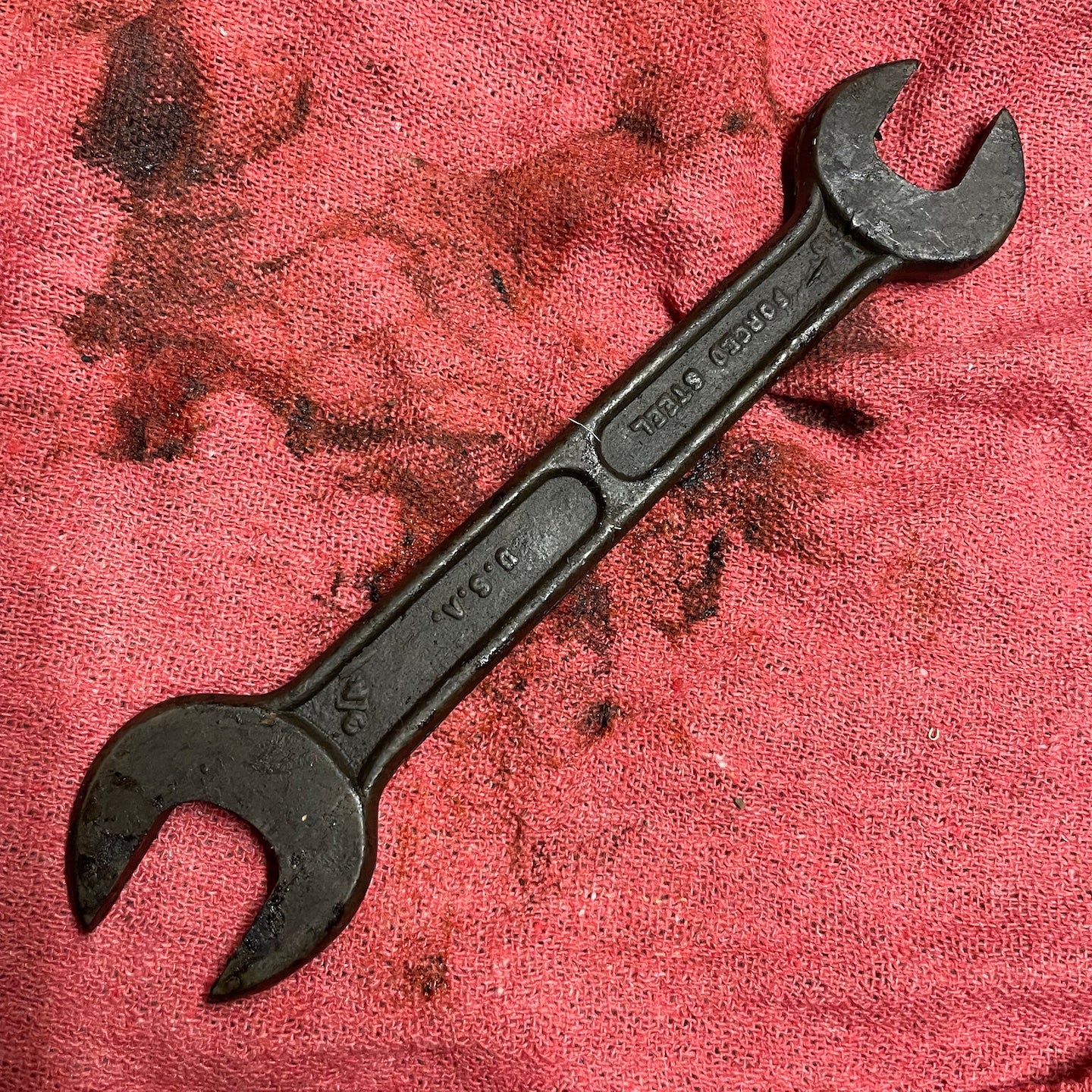 Forged Steel NOS WWII Era Open End 5/8" x 3/4" Wrench – Harry J ...