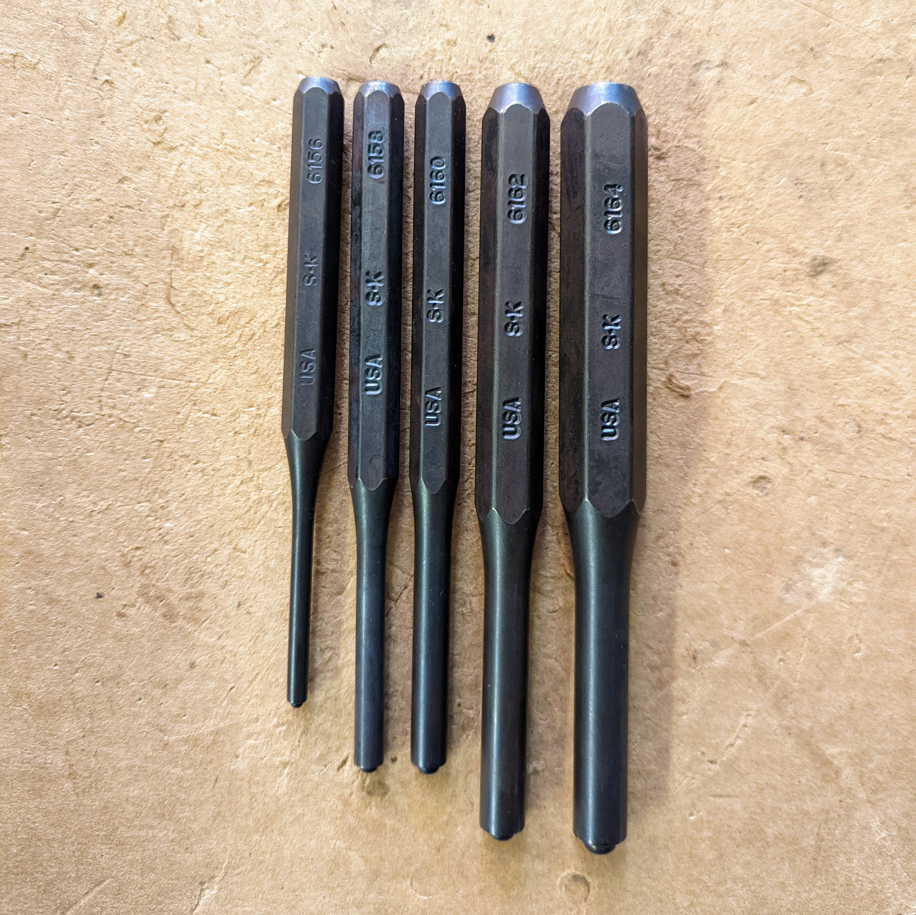 SK Hand Tool 5-Piece SAE Roll Pin Set (SKROLLPINSET) – Harry J. Epstein Co.