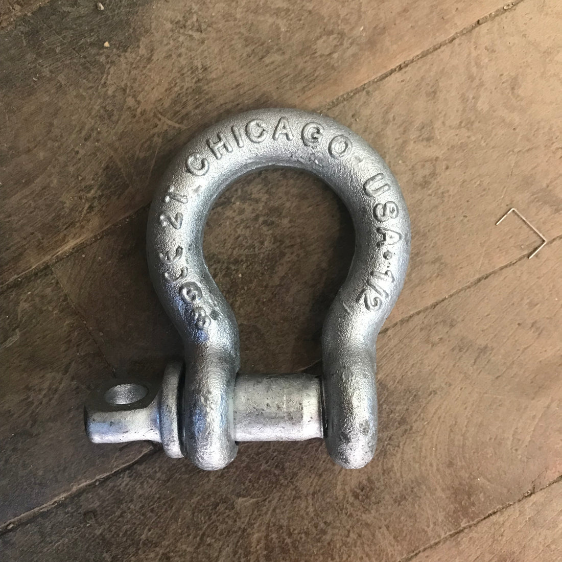 Chicago Hardware 1/2" Galvanized Anchor Screw Pin Shackle (20130-8 ...