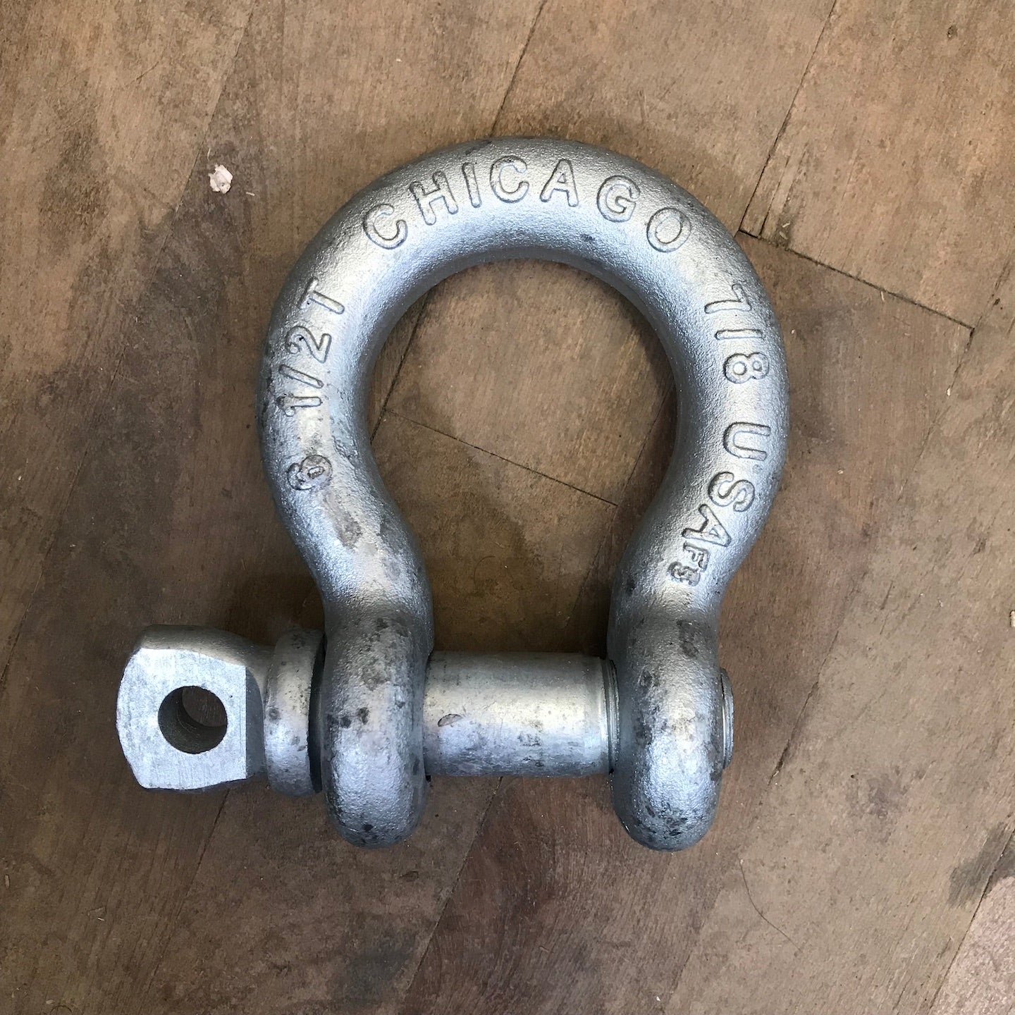 Chicago Hardware 7/8" Galvanized Anchor Screw Pin Shackle (20145-2 ...