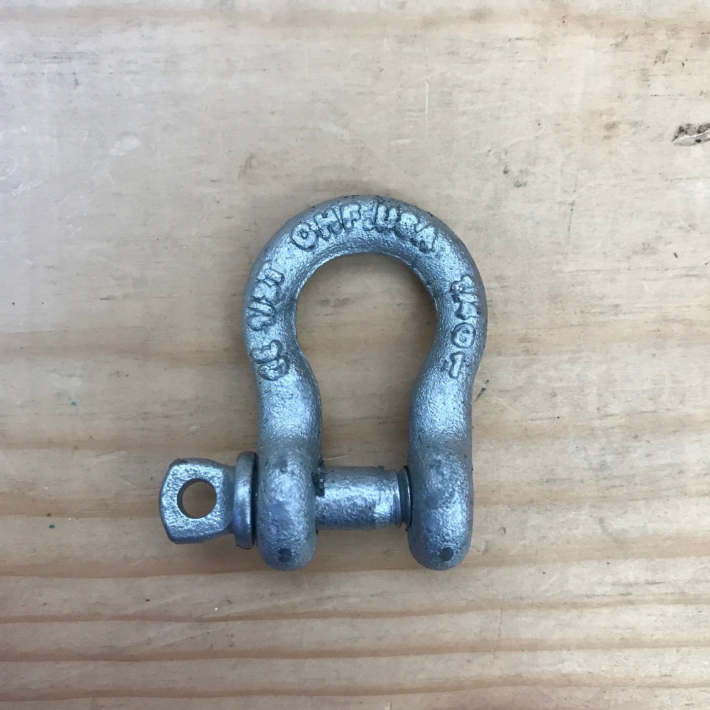 Chicago Hardware 1/4" Galvanized Anchor Screw Pin Shackle (20110 ...