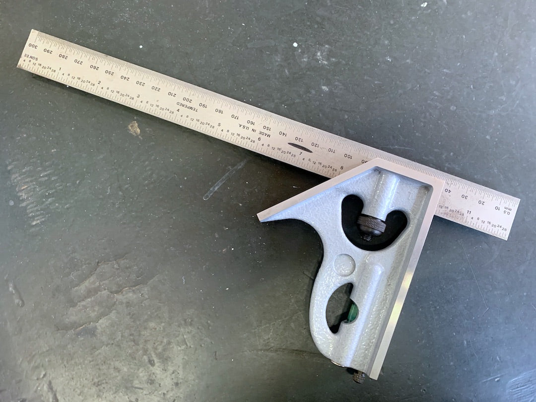 2 pc PEC Combination square 32nds/mm 64ths/mm (Blem) – Harry J. Epstein Co.