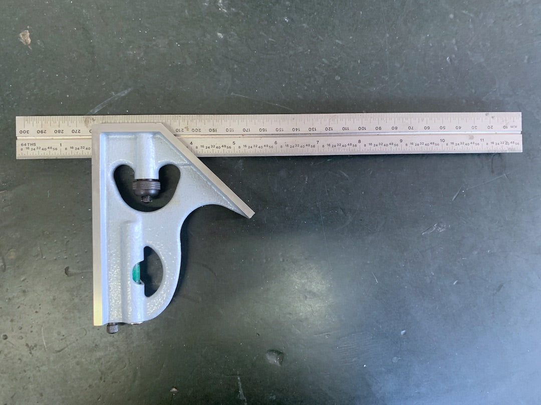 2 pc PEC Combination square 32nds/mm 64ths/mm (Blem) – Harry J. Epstein Co.