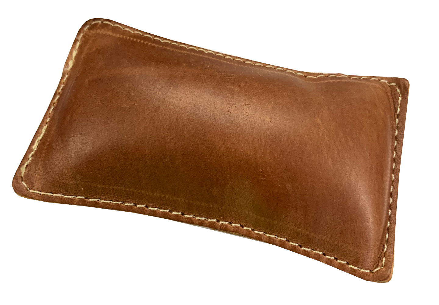 4 1/4" x 2 1/4" Rectangular Shot Filled Leather (Map) Paperweight ...