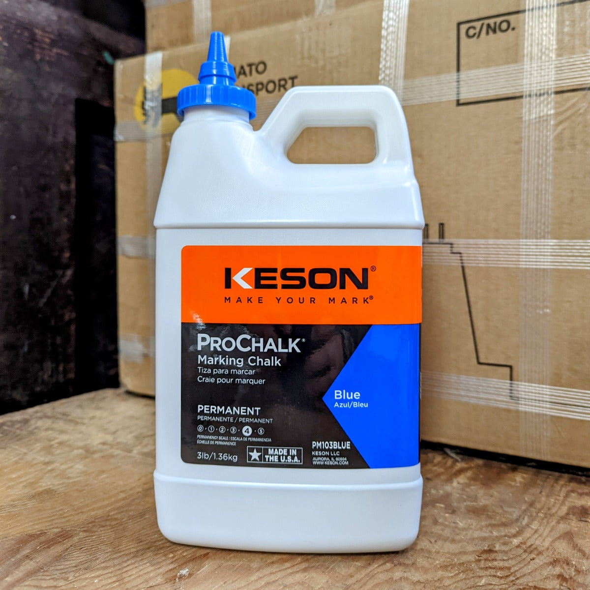 Keson 3lb Permanent Blue Marking Chalk (Level 4) (PM103BLUE) – Harry J ...