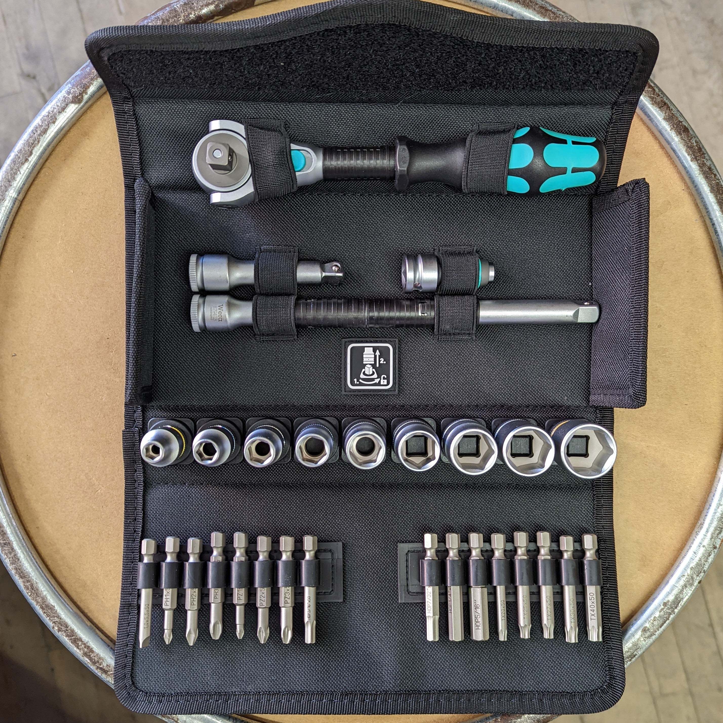Wera 8100 Imperial 29-Piece Zyklop Speed Ratchet Set, 3/8" drive ...
