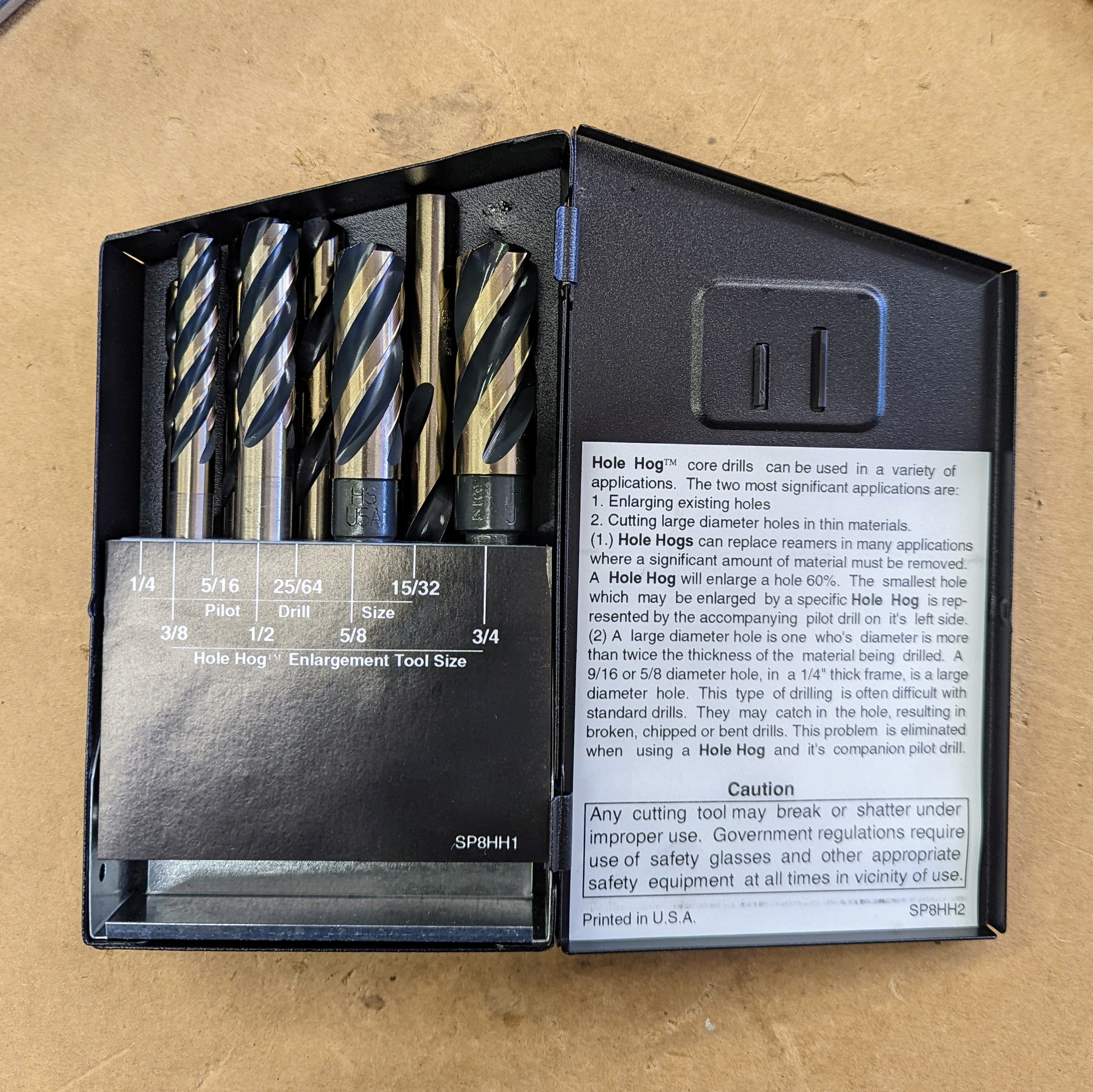 Norseman 8-pc Hole Hog Drill Bit Set Type 134-AG (SP-8HH) (38880 ...