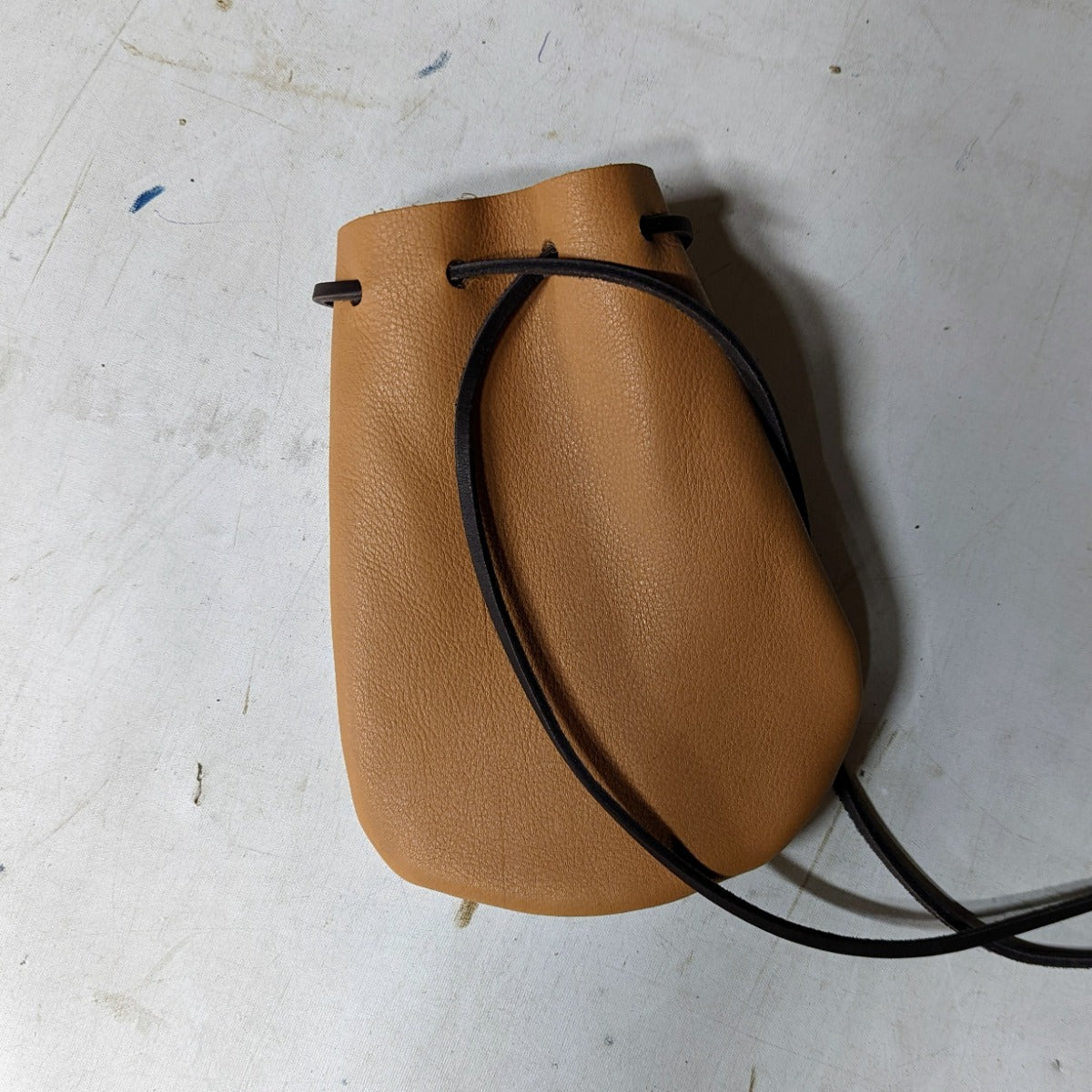 US Made Leather Drawstring Marble Pouch – Harry J. Epstein Co.