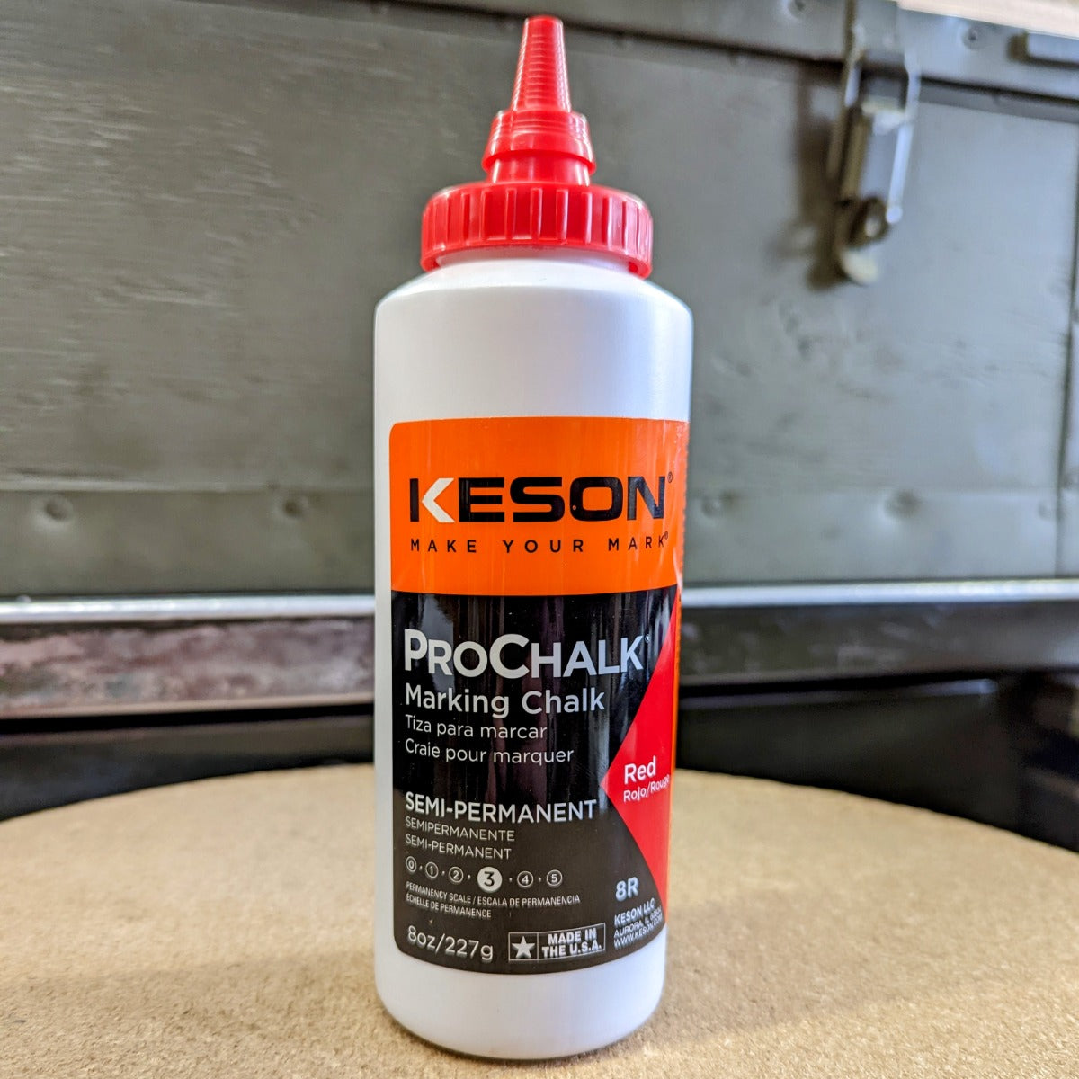 Keson ProChalk Level 3, Semi-Permanent Red- 8 OZ (8R) – Harry J ...