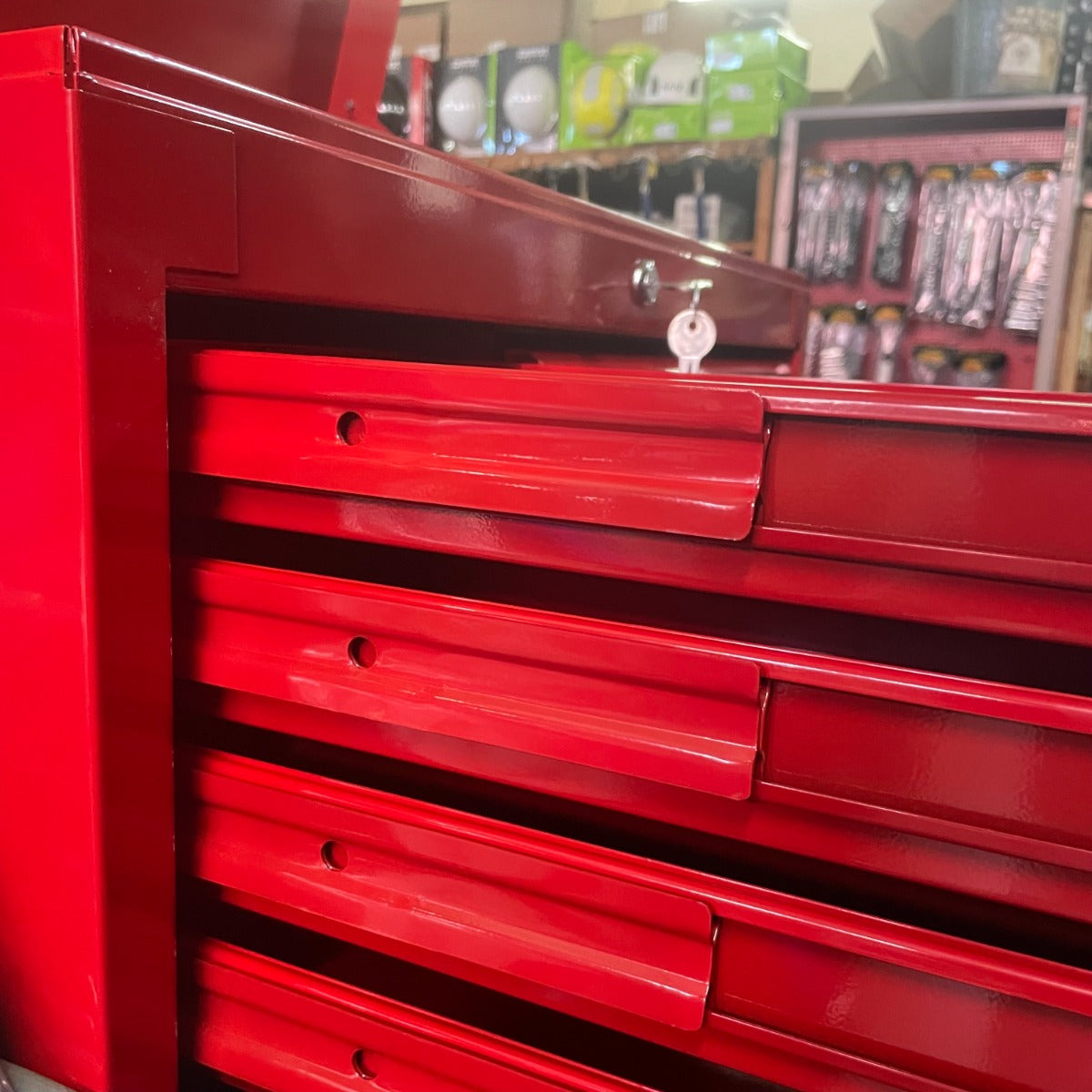 Valley 12 Drawer Red Metal Tool Box 25 3/4" x 16" x 19 1/2" (VALLEY-12 ...