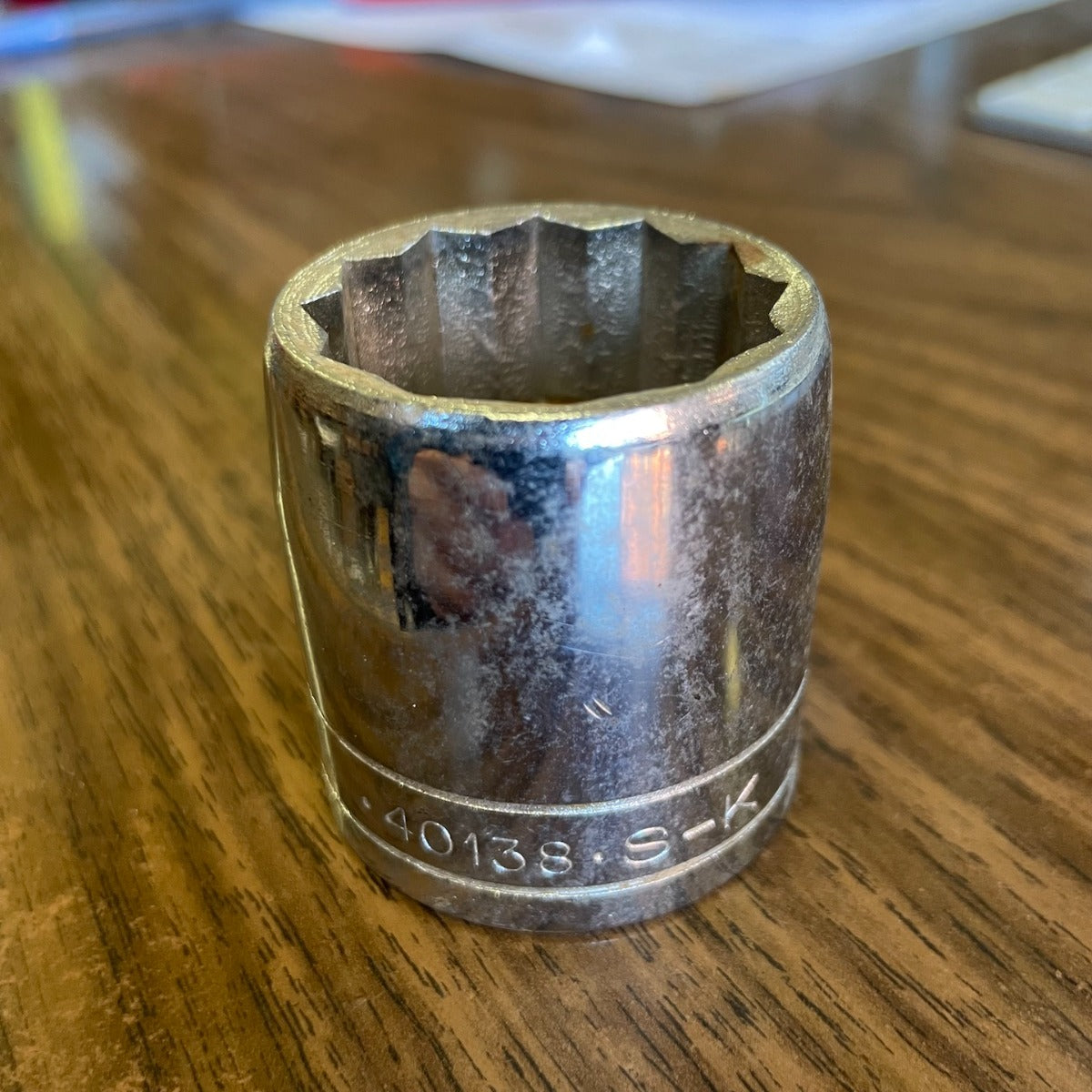 SK Tool NOS 1 3/16" 1/2" Drive 12 Point Chrome Socket (SK40138) – Harry ...