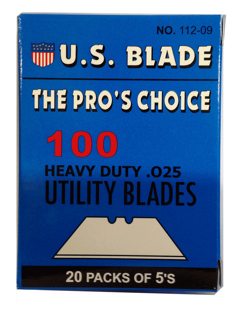 100 Pack of 2 Notch Utility Knife Blades – Harry J. Epstein Co.