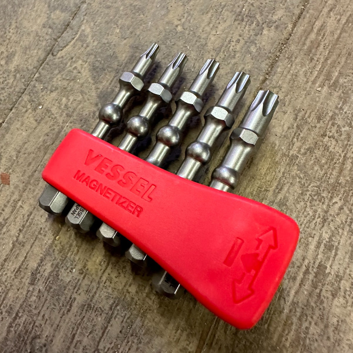 5 Pc Vessel Impact Ball 2" Torx Torsion Bits w/ Mag Charge Holder (IBM ...