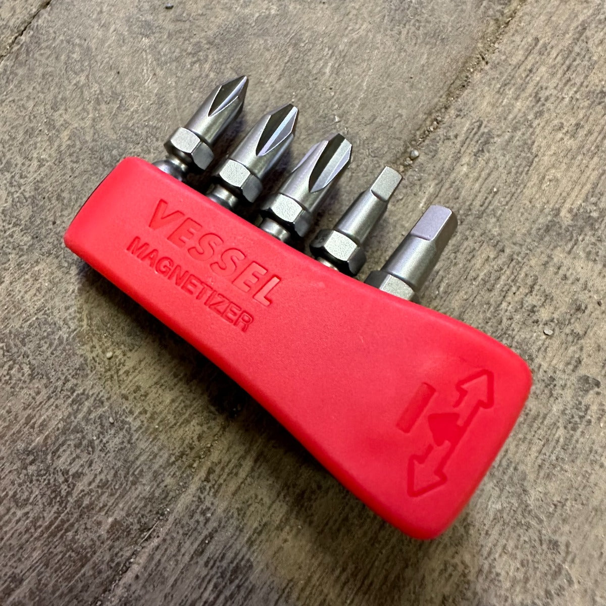 5 Pc Vessel Impact Ball Torsion Bits Assorted w/ Mag Charge Holder (IB ...