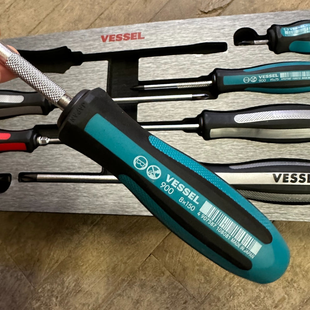 Vessel 8 Pc Megadora Impacta Assorted Screwdriver Set (980MIXEVA ...