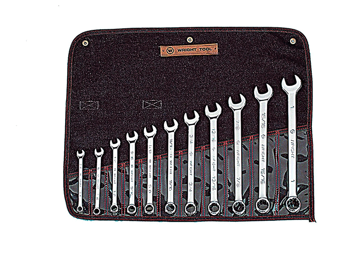 11 Piece Full Polish Combination Wrench Set 3/8" - 1" 12 Point – Harry ...